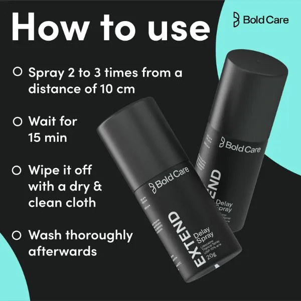 Bold Care Delay Spray ( Extend Delay Spray For Men Best Timing )